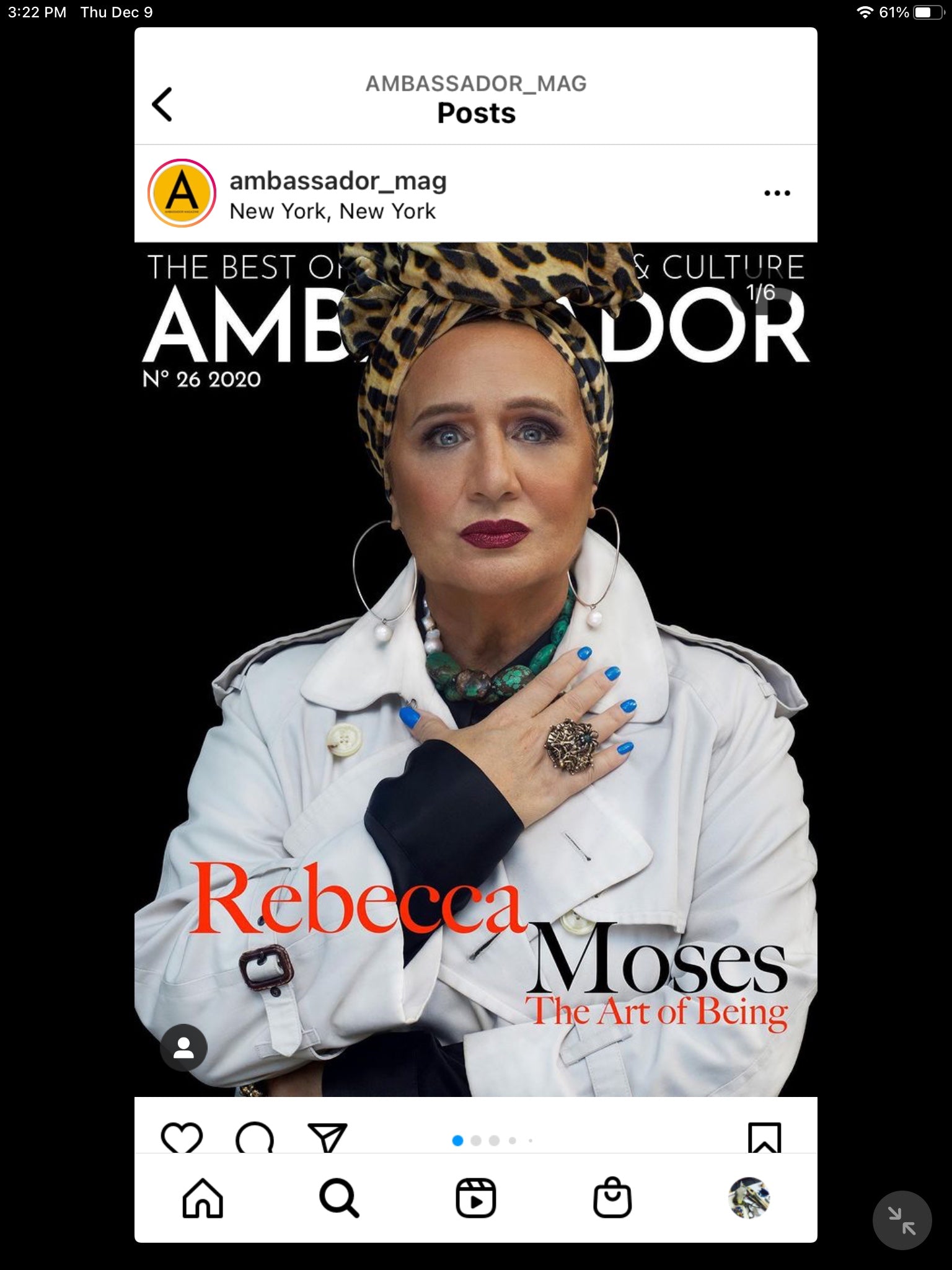 Rebecca Moses in Ambassador Magazine. Always elegant, with internation ...